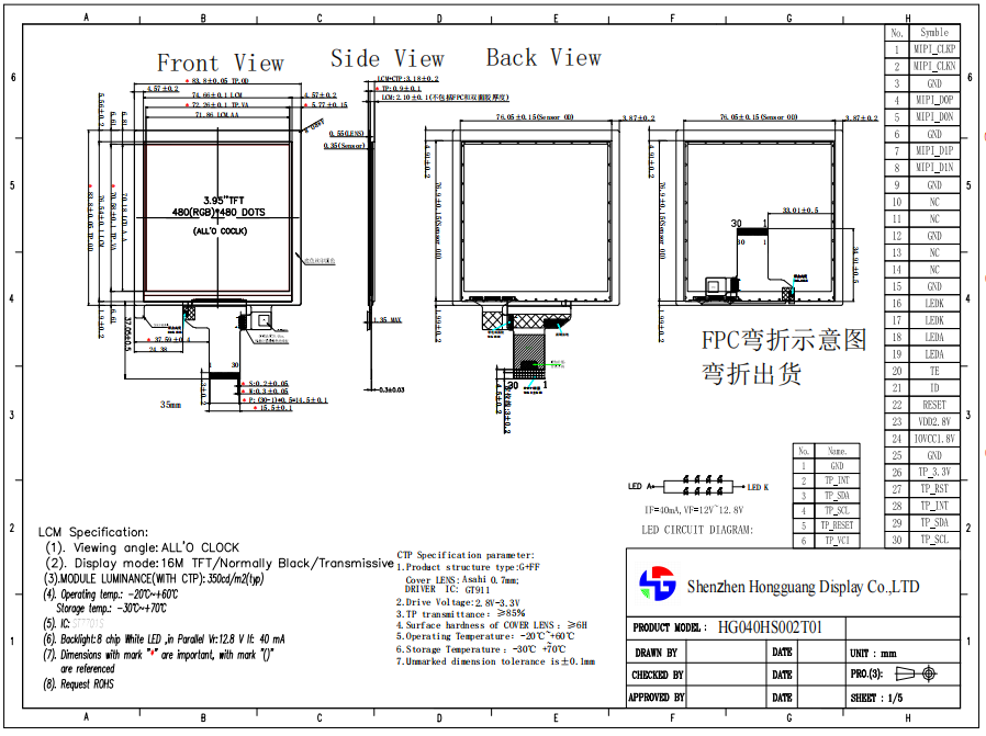 Square Displays | Hongguang Display