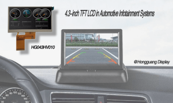 4.3-inch Standard Display in Automotive Infotainment Systems